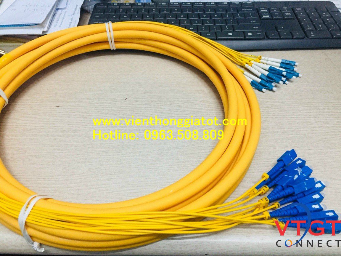 Dây nhảy quang singlemode 8 core SC-LC